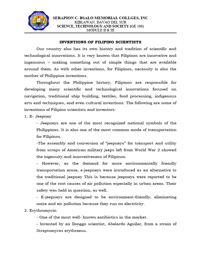 Ge 106 STS Module 3 | PDF | Nicolaus Copernicus | Agriculture