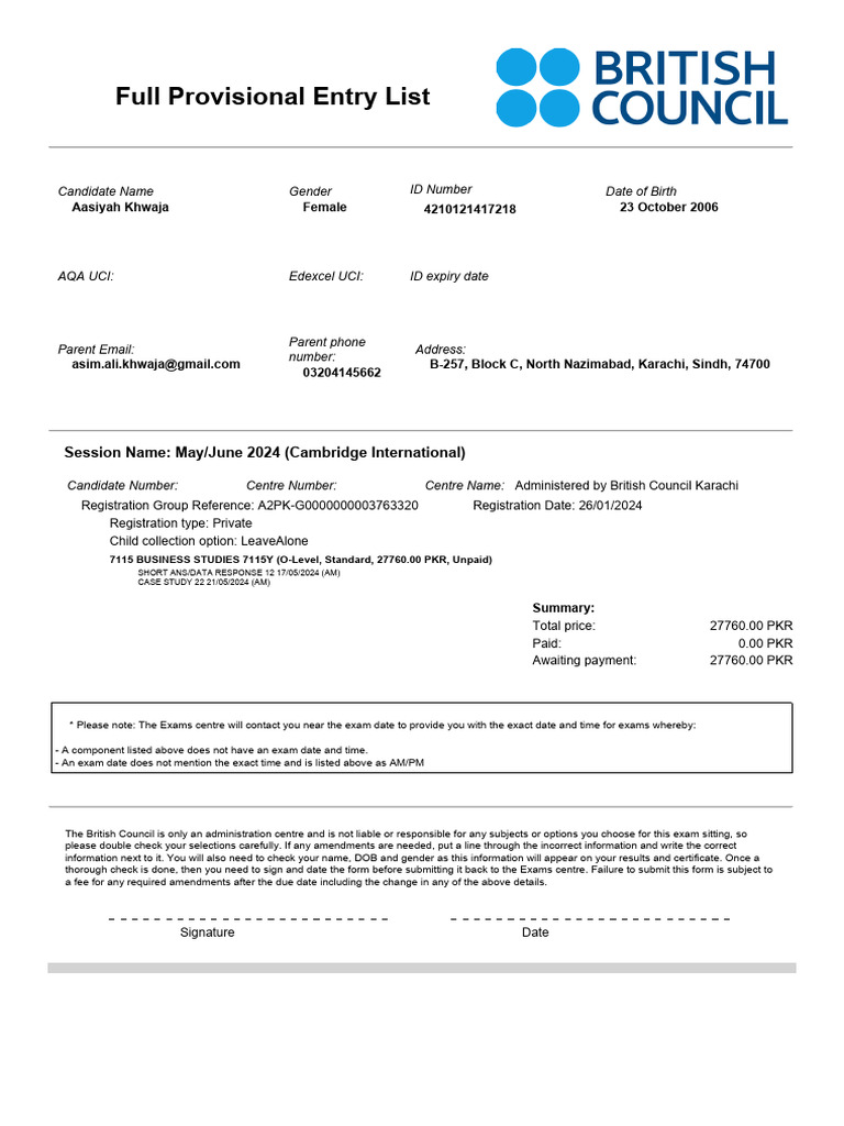 Full Registration Summary Report 20240126 | PDF