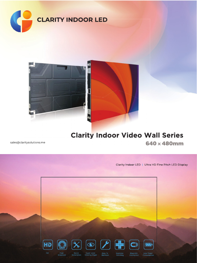Clarity Indoor Led Series | PDF