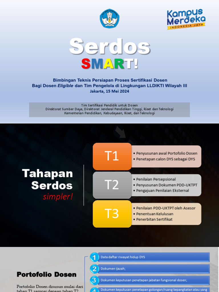 LLDikti III - Bimtek Serdos 2024 DYS | PDF