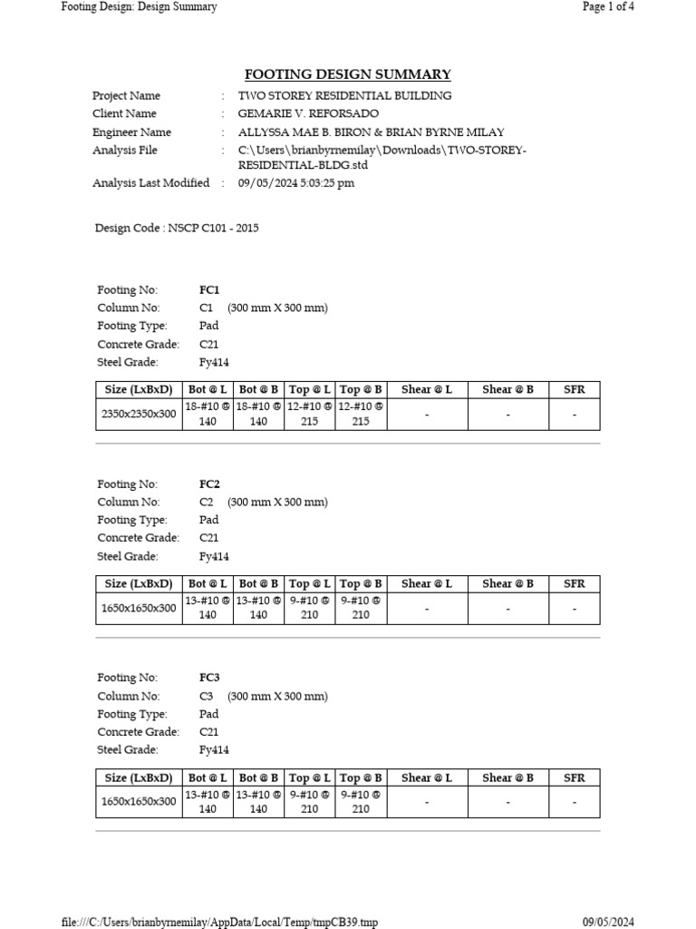 SLAB @ 1 | PDF | Beam (Structure) | Bending