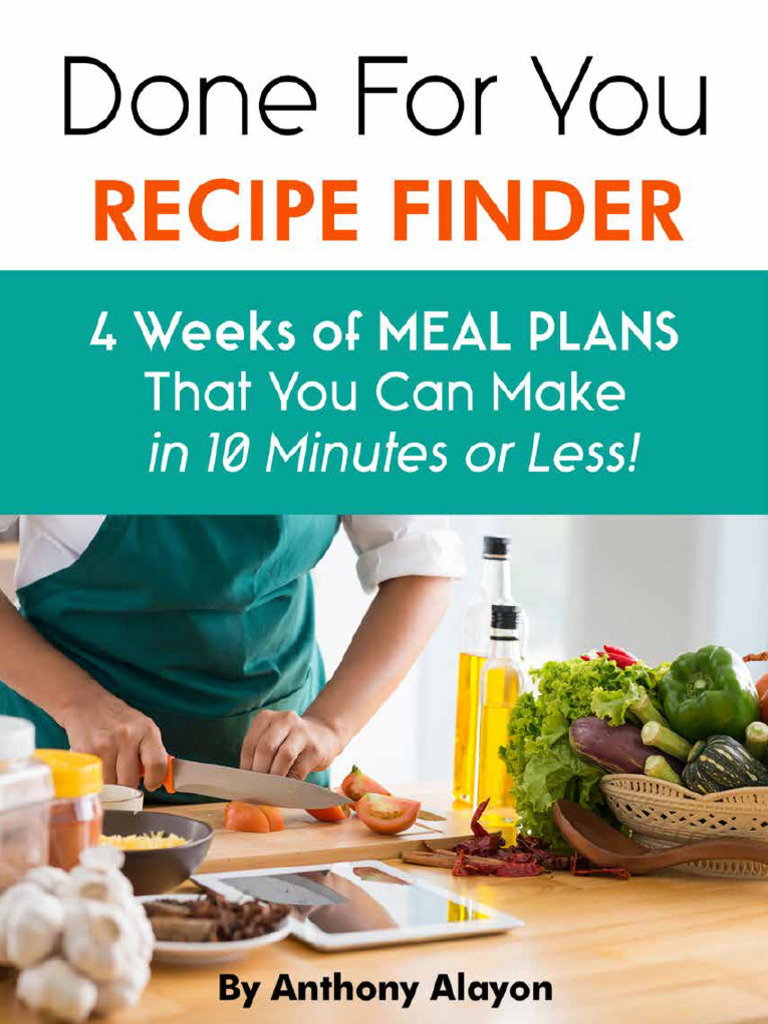 4 WeekMealPlan PROOF r1 | PDF | Salad | Italian Cuisine