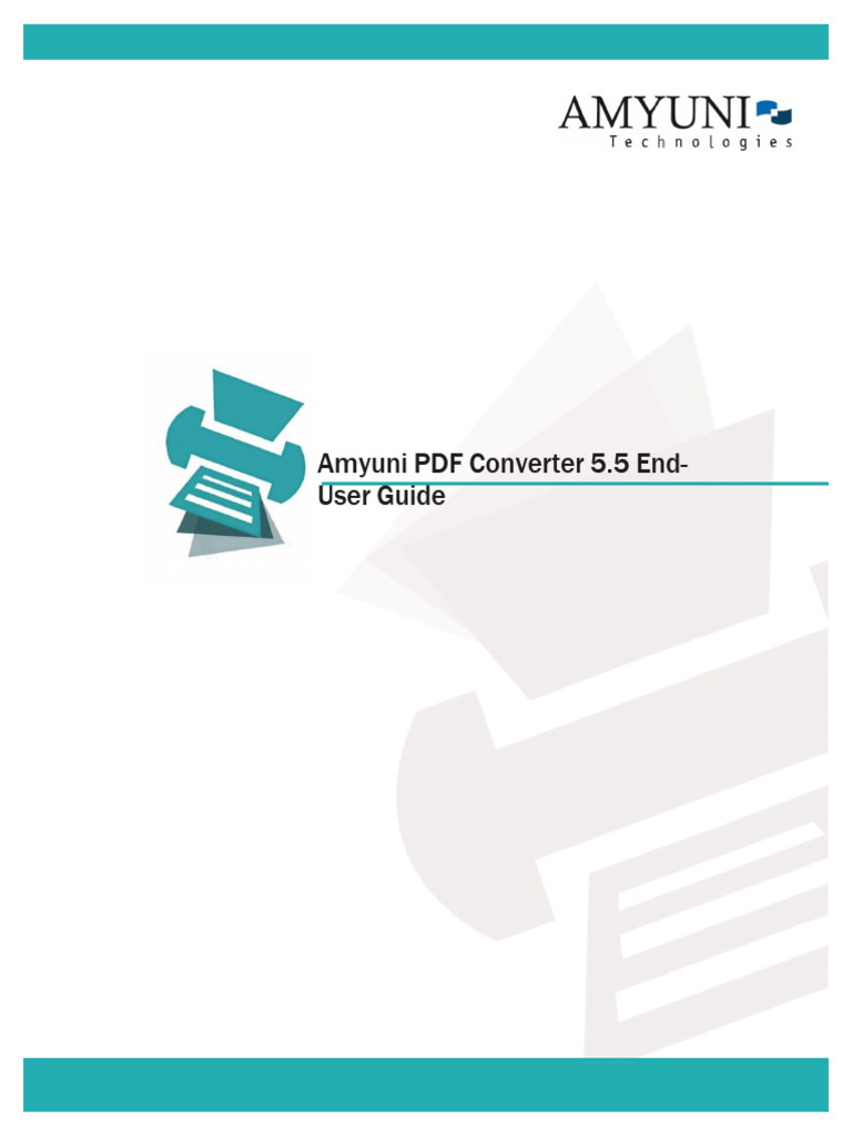 Amyuni PDF Converter | PDF | Computer File | Filename