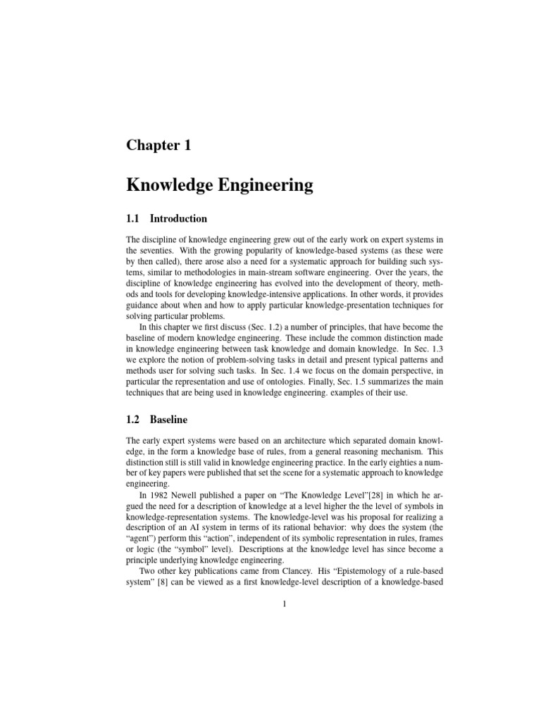 Knowledge Engineering | Download Free PDF | Ontology (Information Science) | Knowledge ...