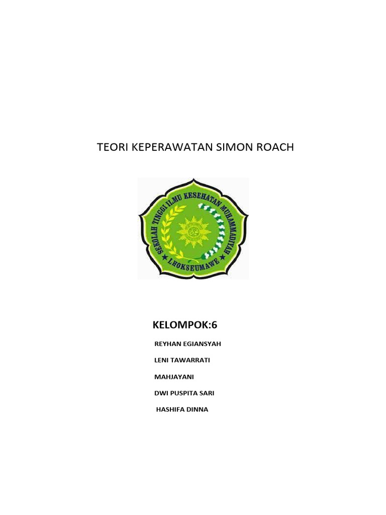 Teori Keperawatan Simon Roach | PDF