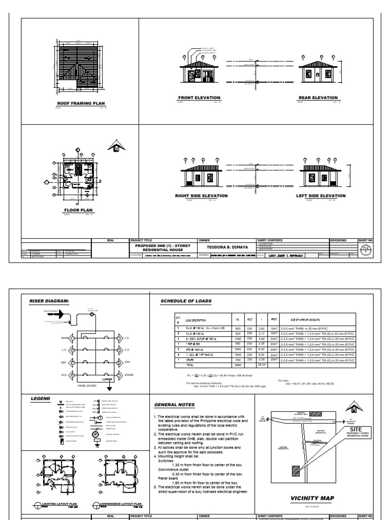 Sample Bungalow 1-6 | PDF | Building Technology | Components