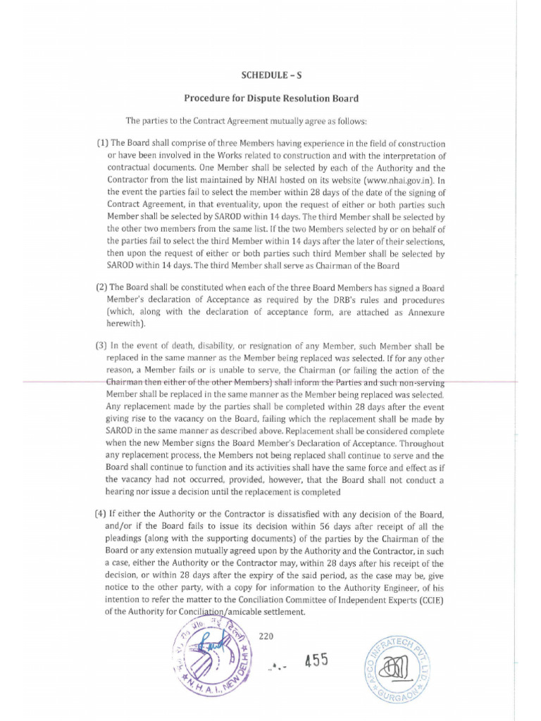 Schedule-S-DRB Member Reg | PDF