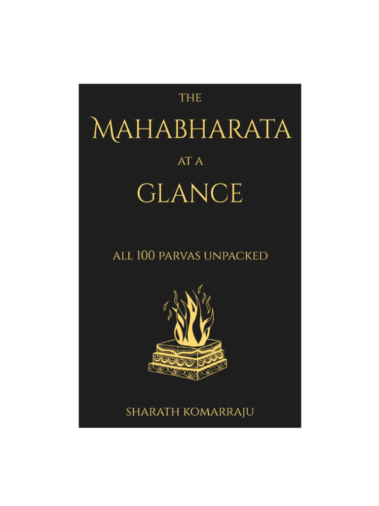 The Mahabharata at A Glance All 100 Parvas Optin 2024 V 2 | PDF | Mahabharata | Vaishnava Texts