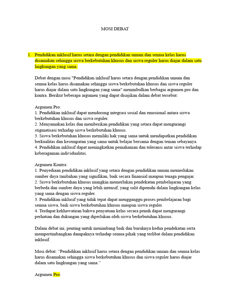 Mosi Debat 2024 - Giyanti Misdayani | PDF | Kesehatan Holistik