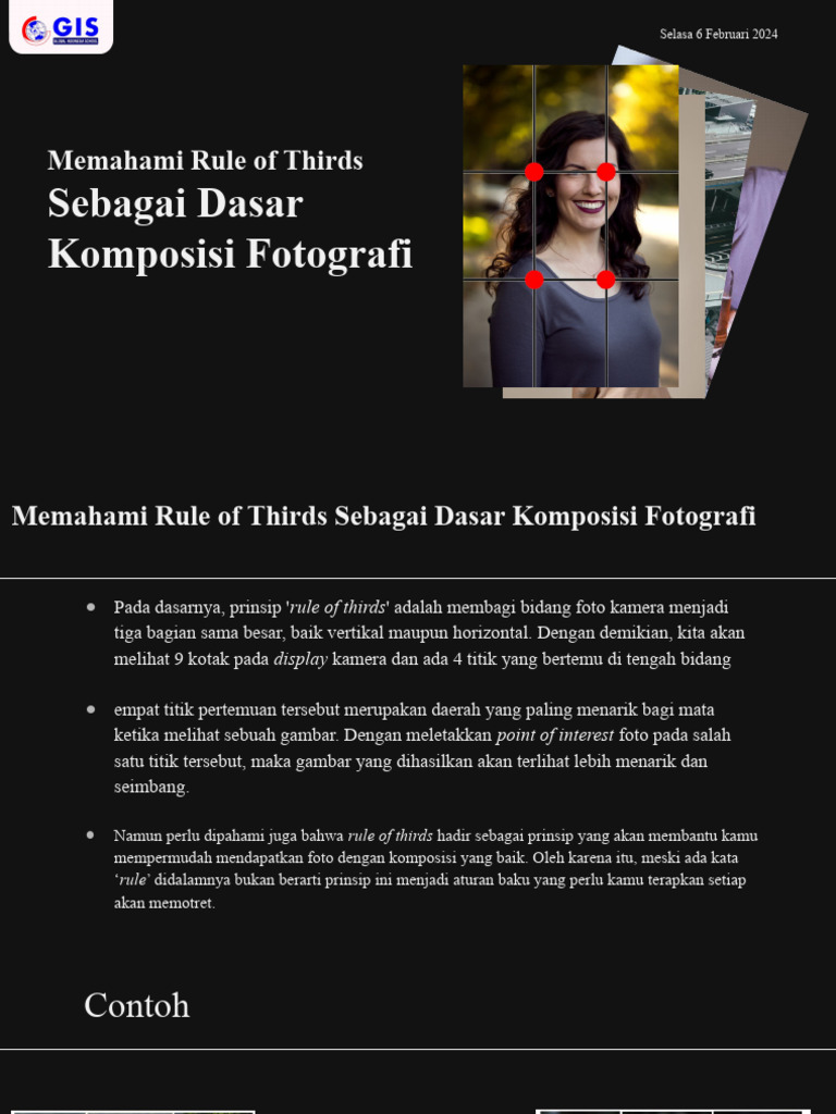 Rule of Thirds Dasar Komposisi Fotografi | PDF