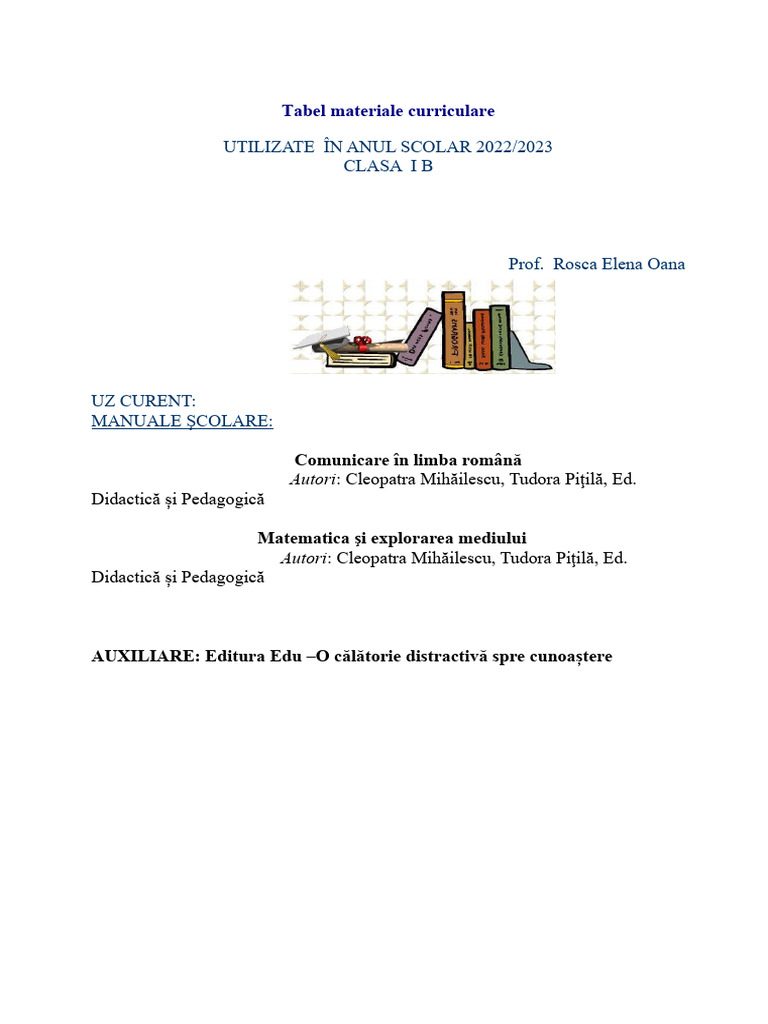 2_6_tabel_manuale_si_materiale_curriculare | PDF