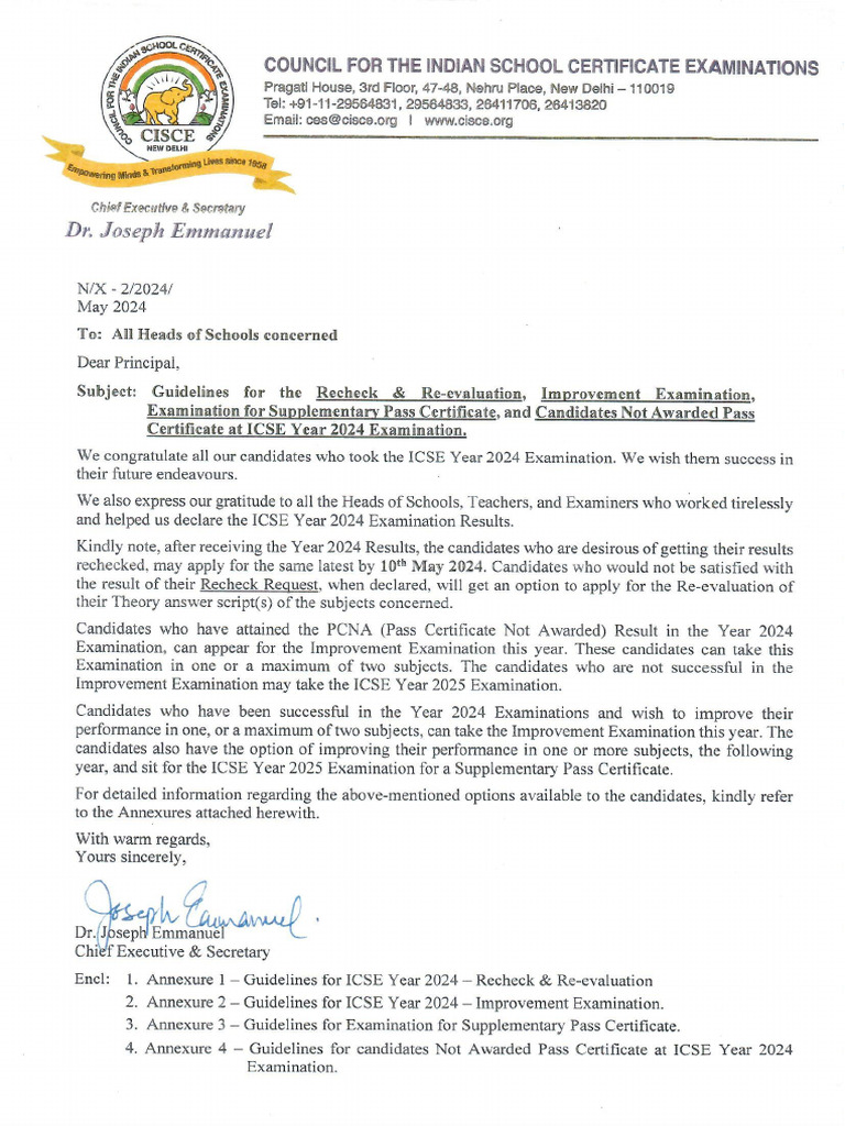 Guidelines For Recheck and Re Evaluation ICSE | PDF