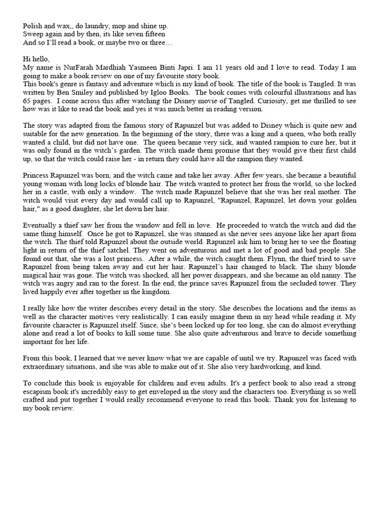 Bicara Buku English SR | PDF