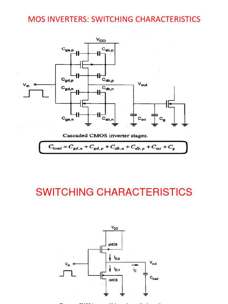 Switching Characteristics | PDF | Cmos | Mosfet