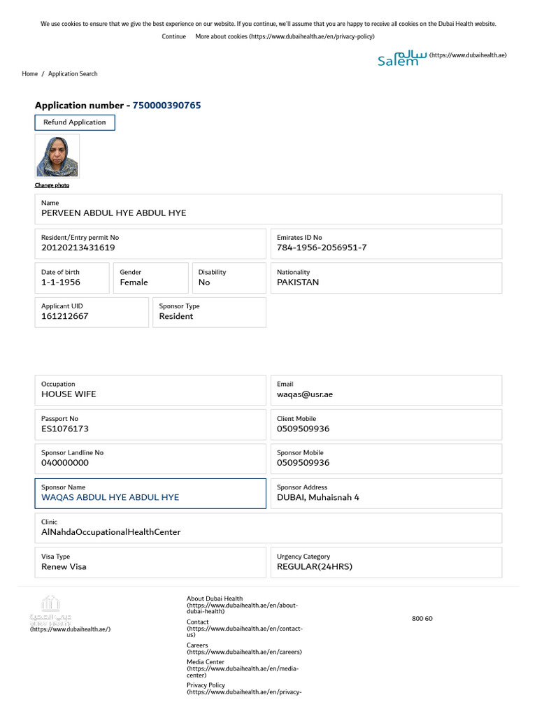 DAHC Medical Fitness Application Details | PDF | Government And Personhood