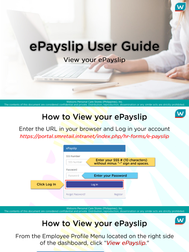 3 Epayslip User Guide FINAL View Your Epayslip | PDF