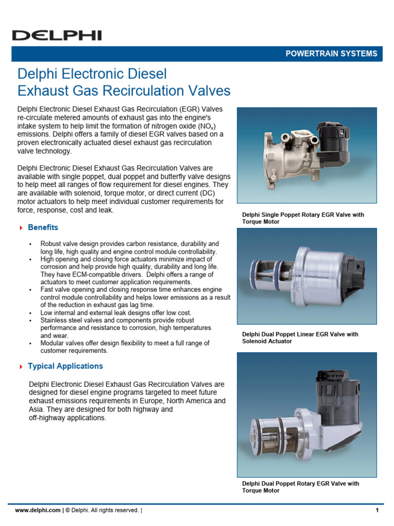 electronic_diesel_exhaust_gas_recirculation_valves | PDF | Diesel ...
