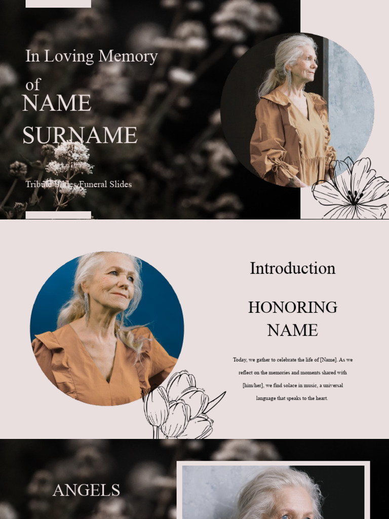 In Loving Memory Tribute Slides Funeral Slides | Download Free PDF | Love