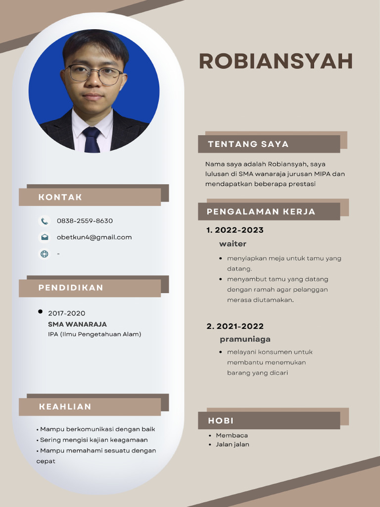 CV Robiansyah | PDF