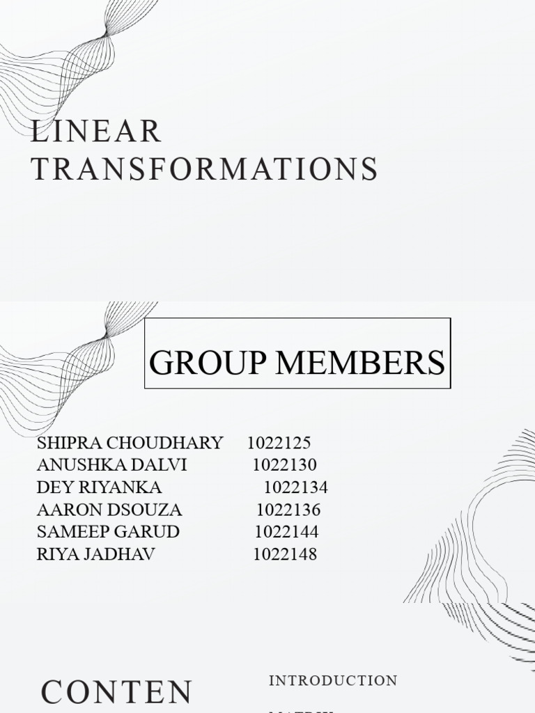 Linear Transformation | Download Free PDF | Linear Map | Vector Space