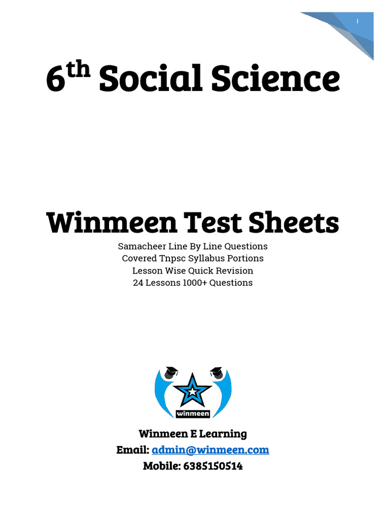 6th SS E Sample Pages | PDF | Homo | Ashoka