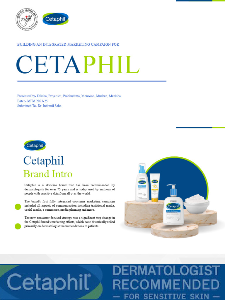 Cetaphil Integrated Marketing Campaign | PDF | Brand | Marketing ...