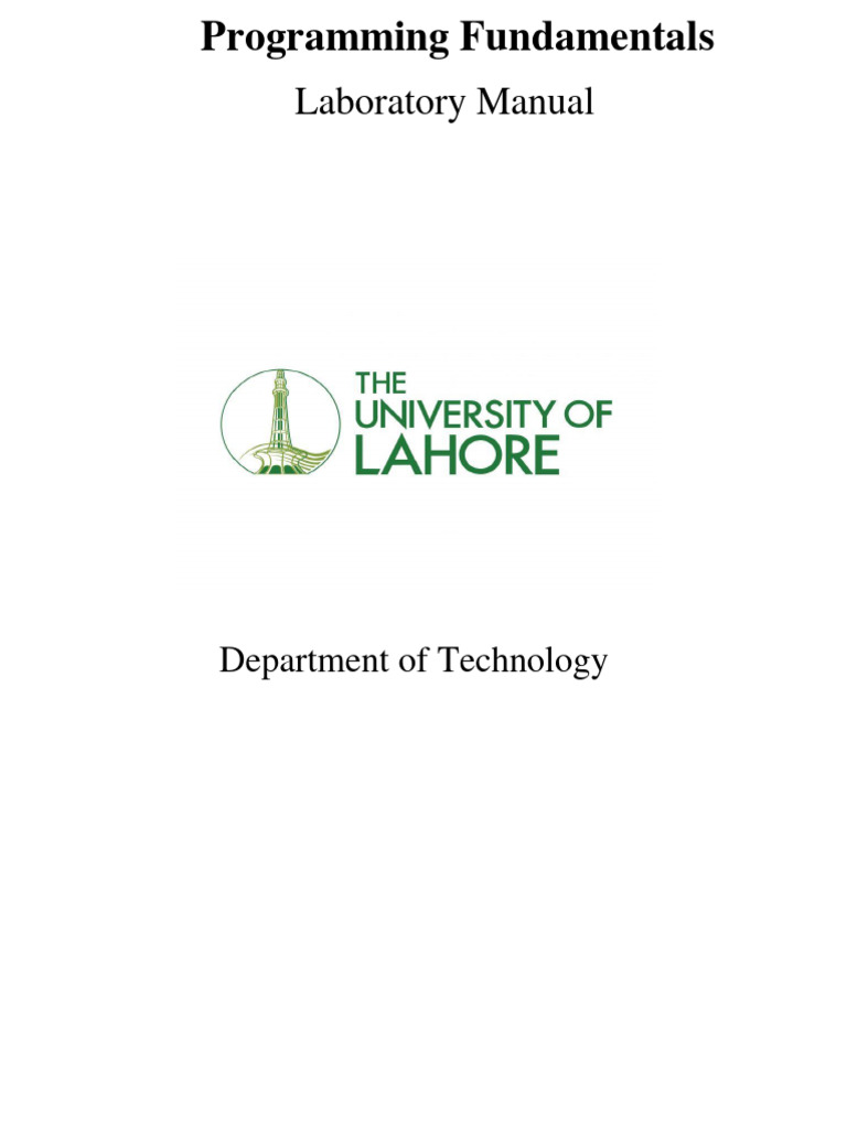 Lab Manual Isra Noor | Download Free PDF | Programming | Computer Program Lab Manual Isra Noor | Download Free PDF | Programming | Computer Program