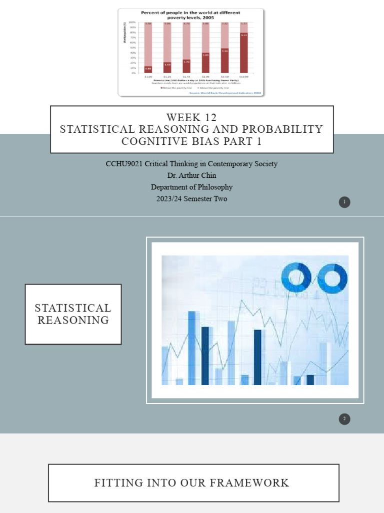Lecture 12 Statistical Reasoning and Cognitive Bias Part 1 | Download ...