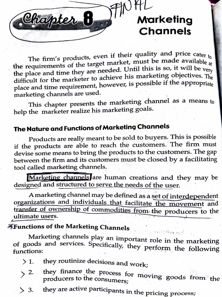 Marketing Channel | PDF | Marketing | Business Process