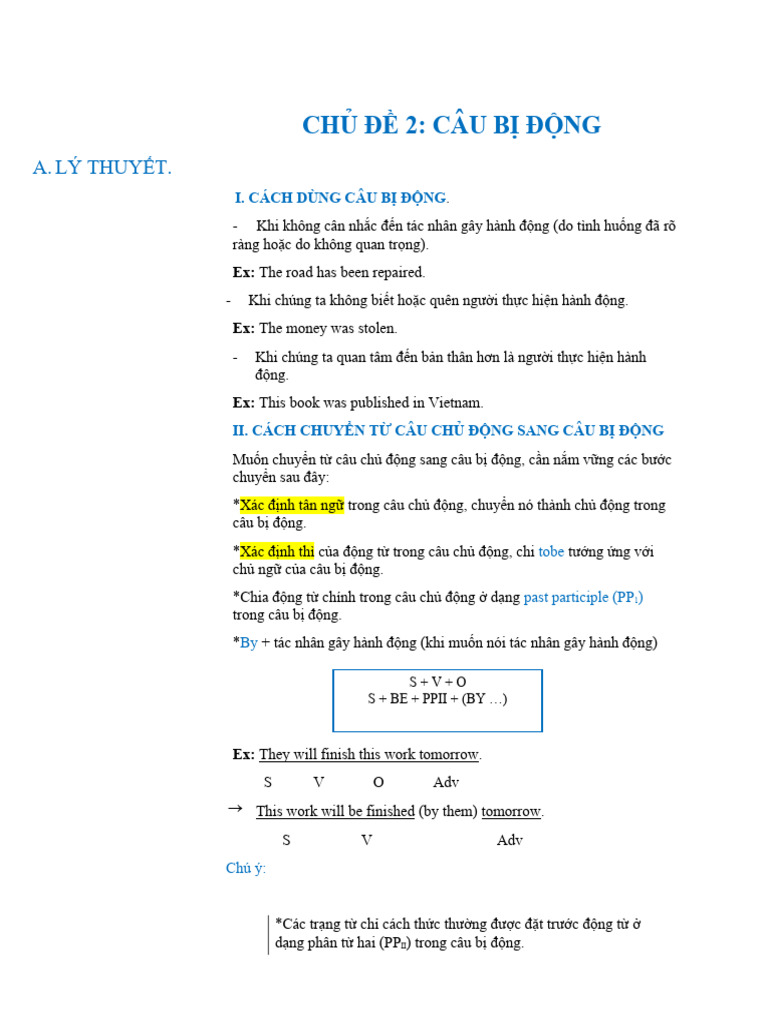 CHỦ ĐỀ 2-hs | PDF