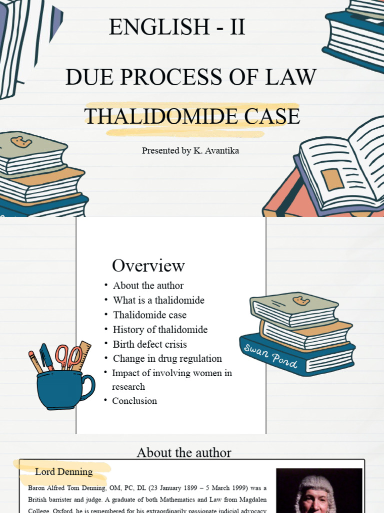 Thalidomide Case | PDF | Medicine | Pharmacology
