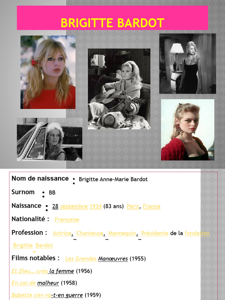 Brigitte Bardot Profille1 | PDF