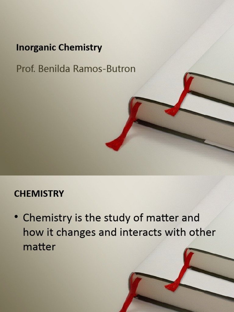 Inorganic Chemistry Overview by Benilda | PDF | Chemistry | Ion