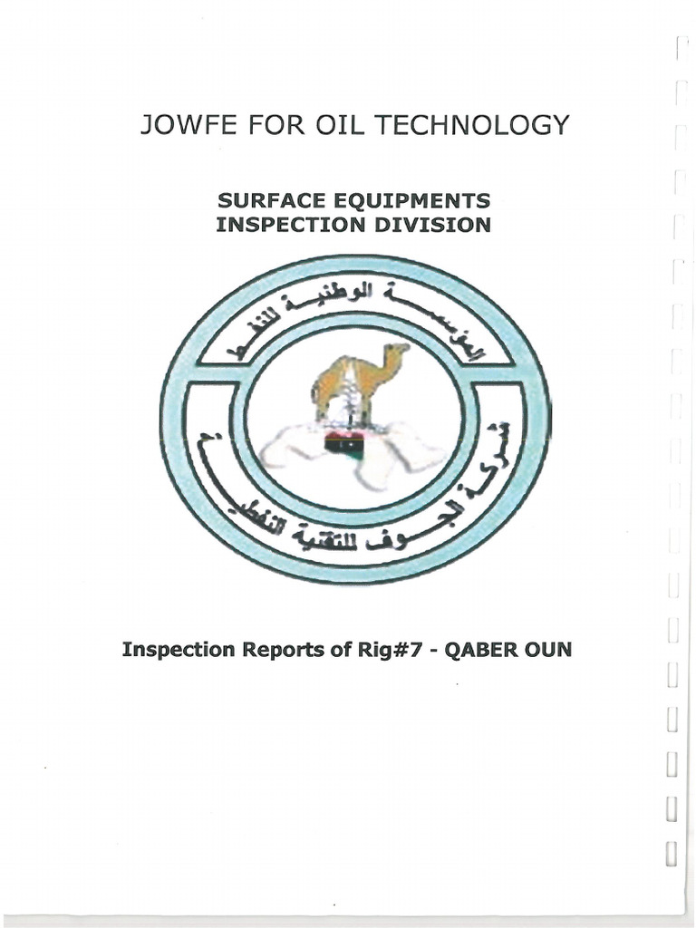 Rig 7 CAT-VI Inspection Reports | PDF