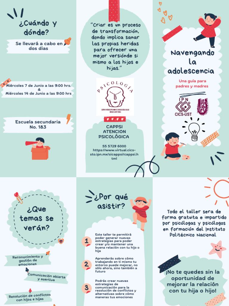 Taller Gratuito: Mejora Relación Padres-Hijos | PDF | Crecimiento ...