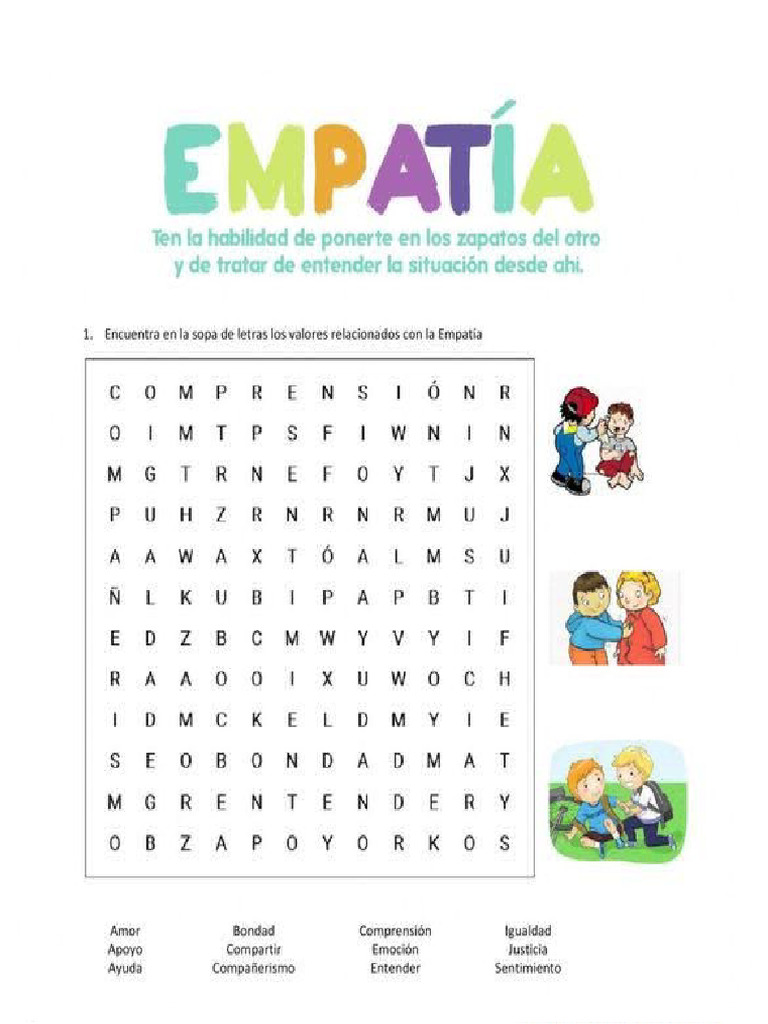 Actividades Empatia Pdf