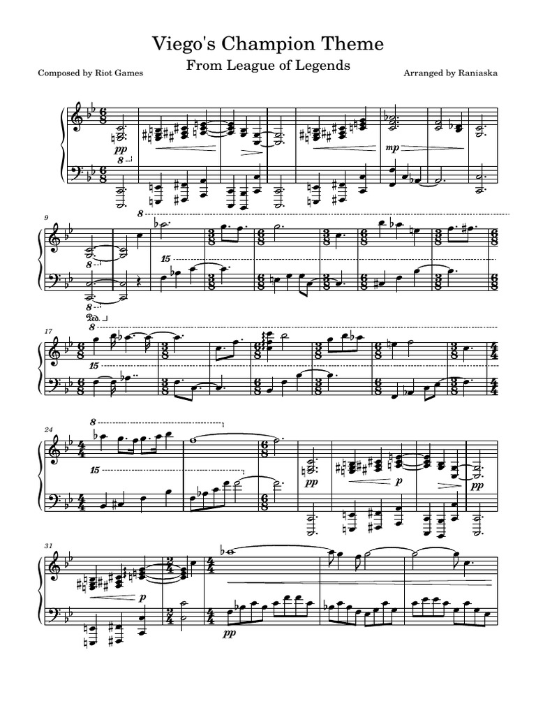 Viego's Champion Theme | PDF