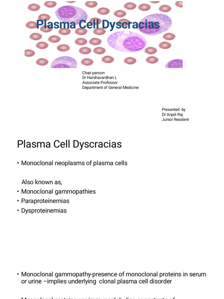 Plasma Cell Disorders by DrAnjali | PDF | Multiple Myeloma ...