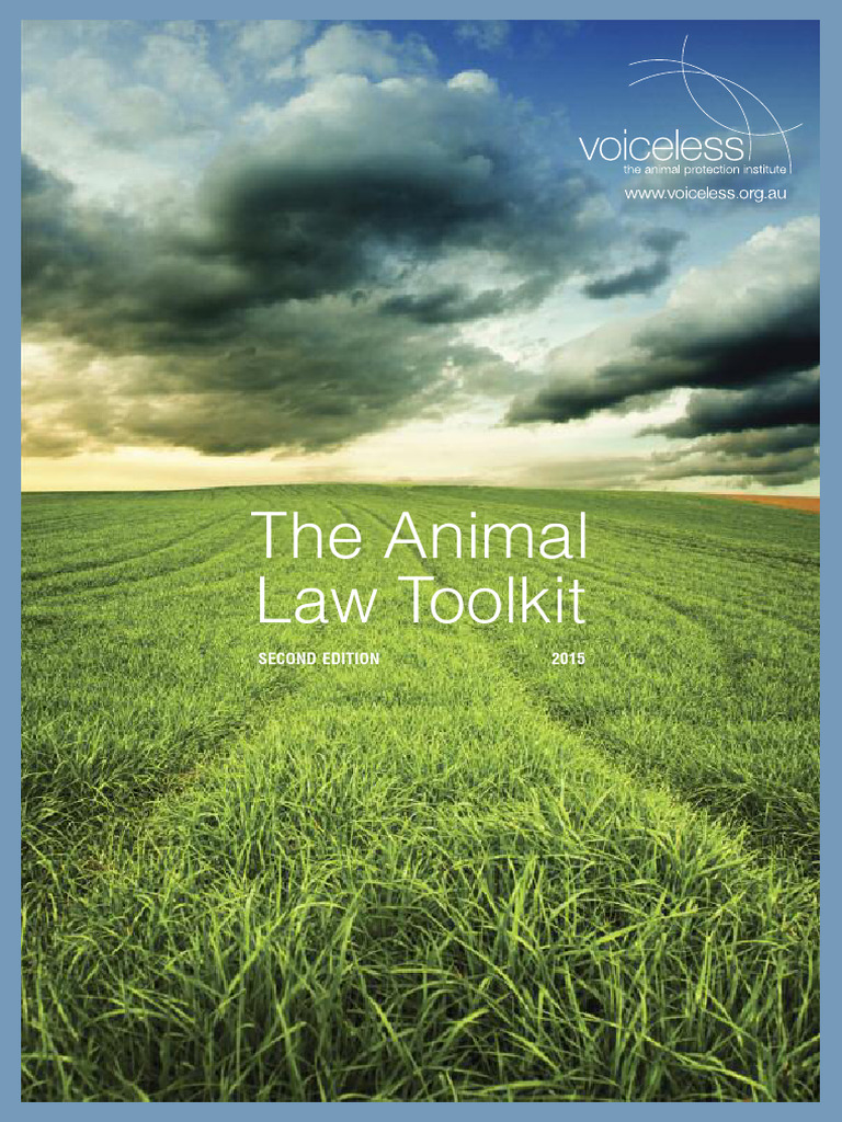 Voiceless Animal Law Toolkit 2ND Edition | PDF | Mens Rea | Cruelty To Animals
