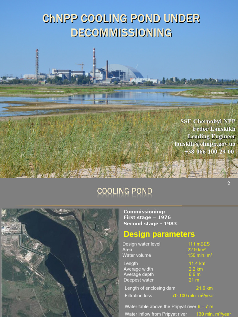 CHNPP Cooling Pond | PDF | Water | Drainage