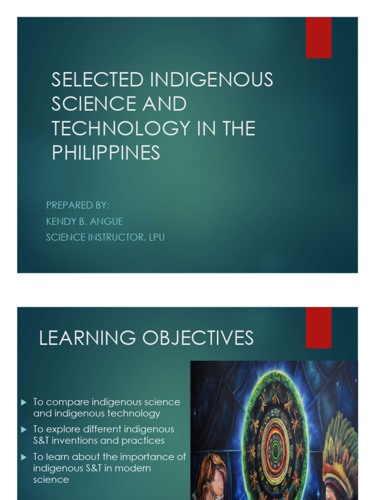 STS - Selected Indigenous Science and Technology in The Philippines | PDF | Science | Indigenous ...