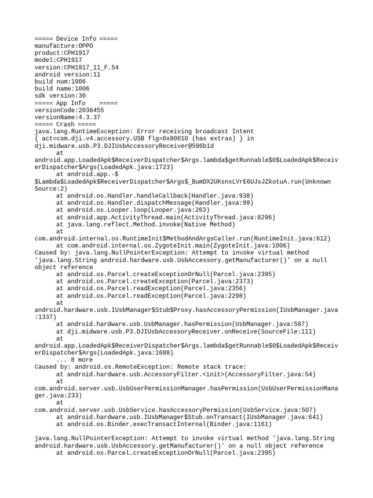 Crash Fil Pdf Java Programming Language Android Operating System