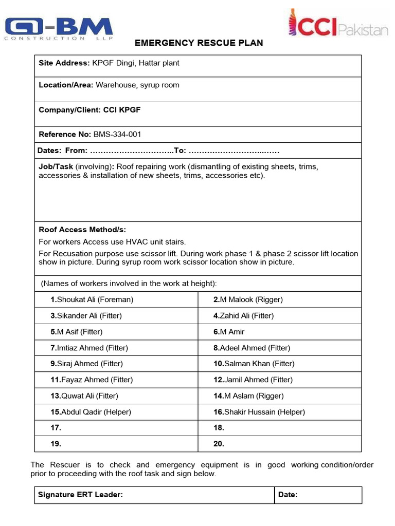 Emergency Roof Rescue Guide | PDF | First Aid | Emergency