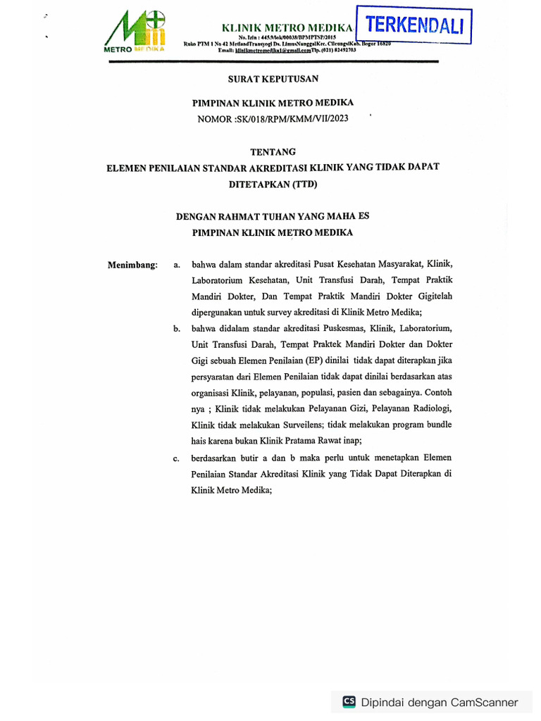 Contoh Format TDD | PDF