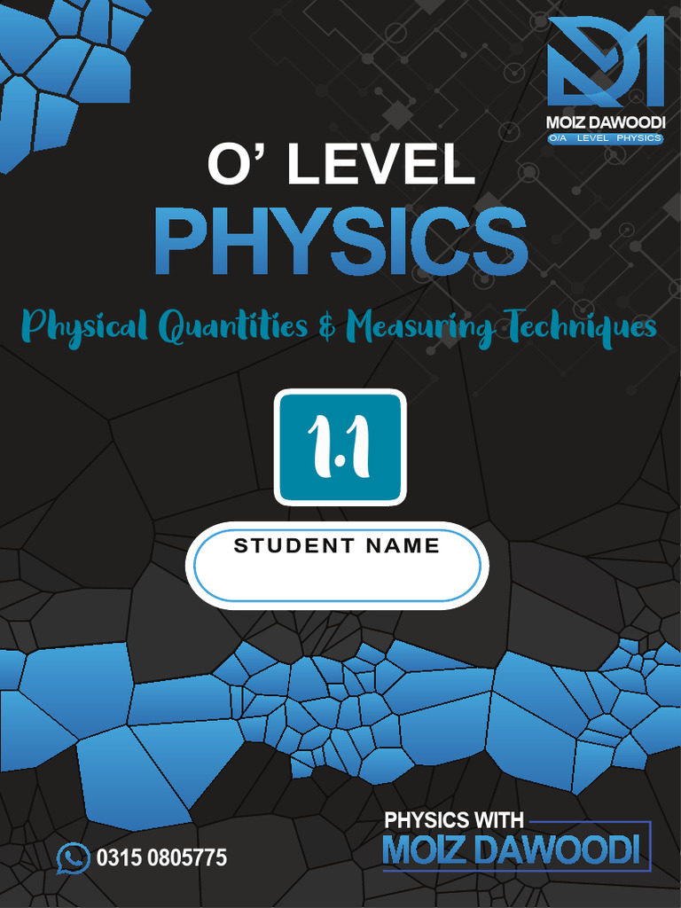 Physical Quantities & Measurement Techniques | PDF | Force | Euclidean ...