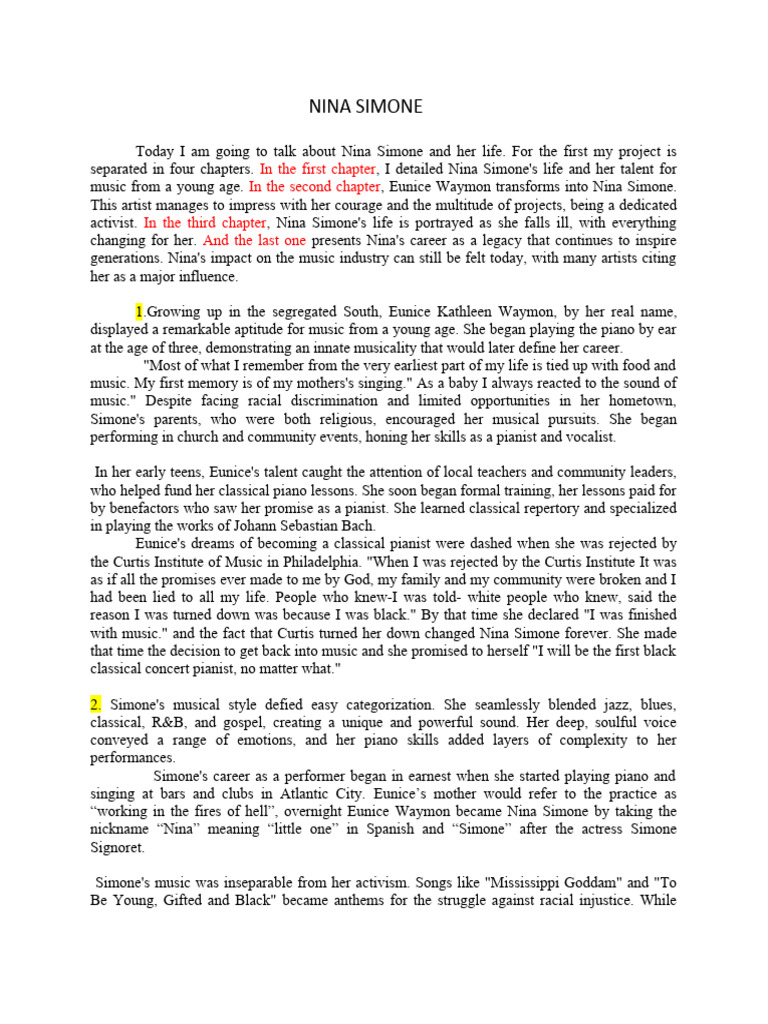 Nina Simone | PDF