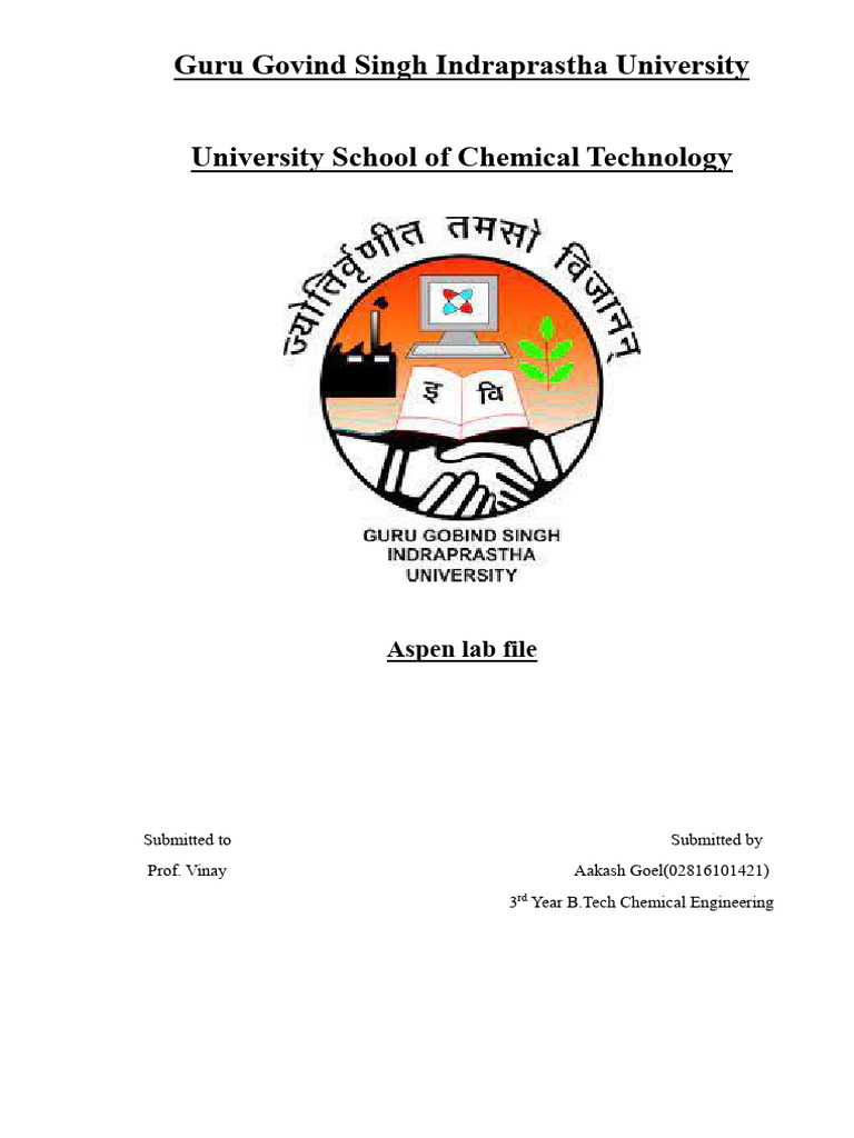 Aspen Lab Experiments in Chemical Engineering | PDF | Chemical Reactor ...