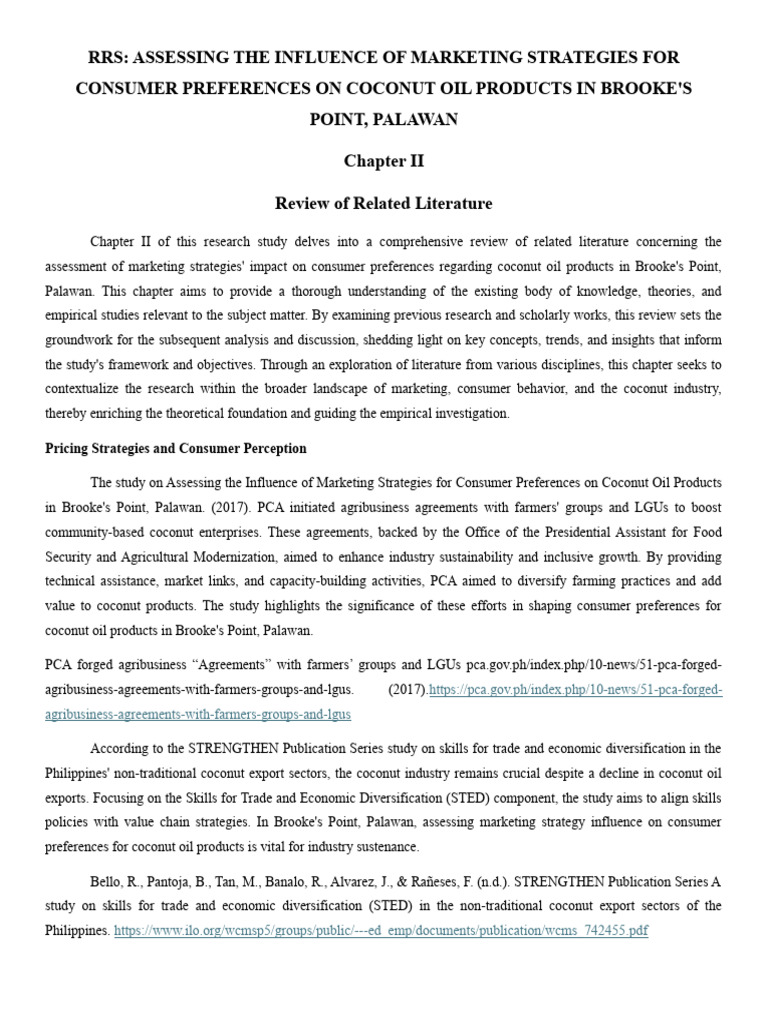 Waheed's RRLs Part 1 | PDF | Consumer Behaviour | Marketing