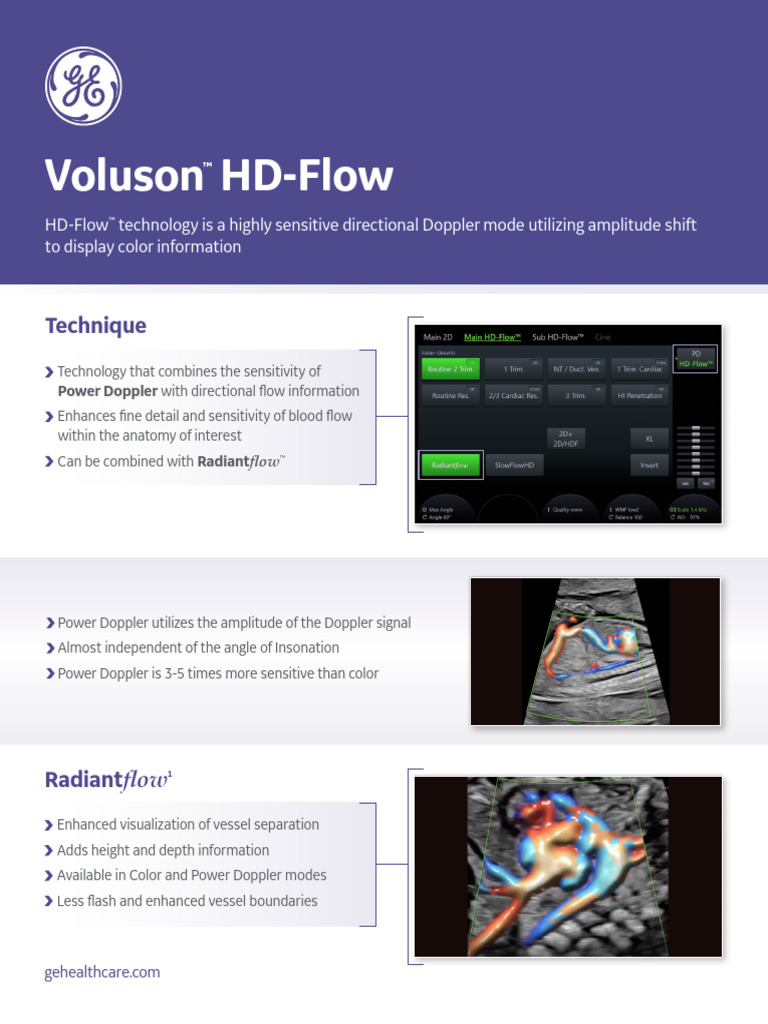 HD Flow Quick Card Voluson 2020 | PDF