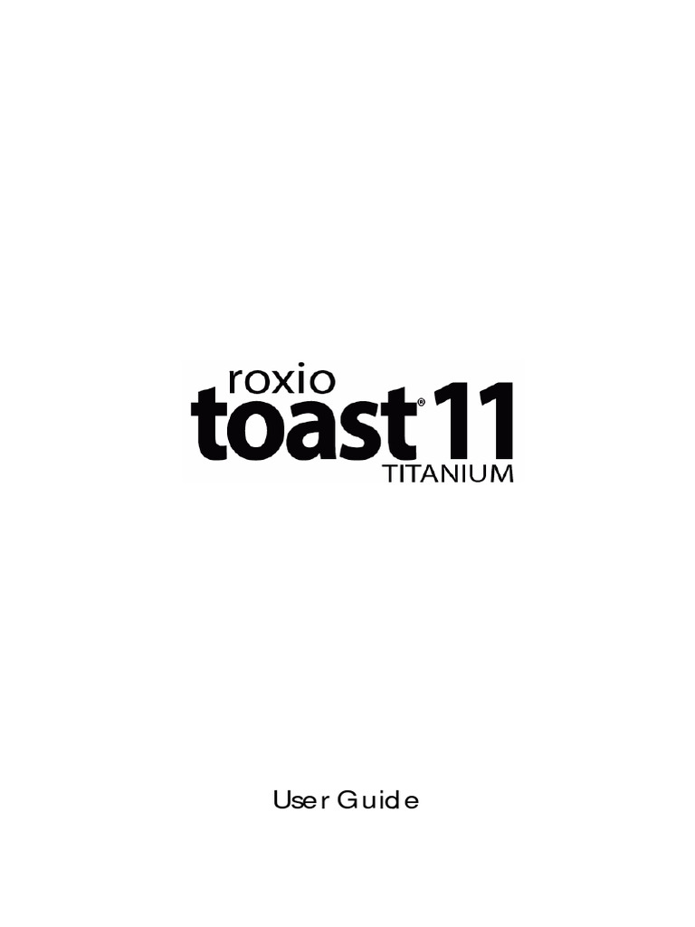 Toast 11 Eng | PDF | Dvd | Blu Ray
